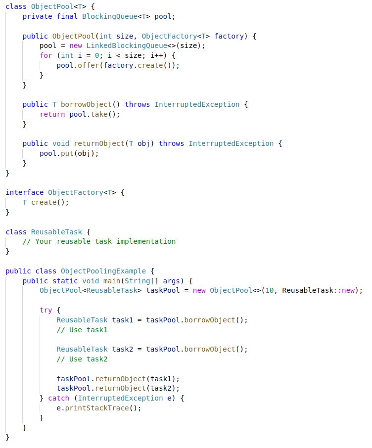 Naveen Metta on LinkedIn: #java #objectpooling #object #instantiation Naveen Metta on LinkedIn: #java #objectpooling #object #instantiation
