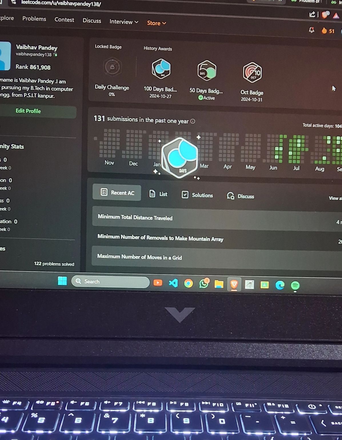 Vaibhav Pandey on LinkedIn: #leetcode #100daysofbadge2024 #coding # ... Vaibhav Pandey on LinkedIn: #leetcode #100daysofbadge2024 #coding # ...