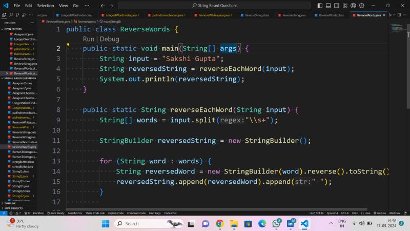 #100daysofcode #javaprogramming #codingchallenge #stringmanipulation ... #100daysofcode #javaprogramming #codingchallenge #stringmanipulation ...