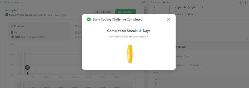 Day 8 of Leetcode challenge: Bitwise and Numbers Range | Soham Jagtap ... Day 8 of Leetcode challenge: Bitwise and Numbers Range | Soham Jagtap ...