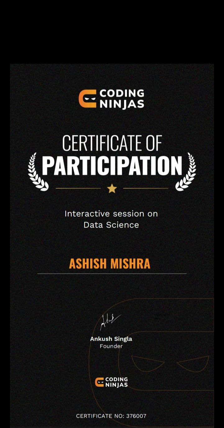 Ashish Mishra on LinkedIn: #codingninjas Ashish Mishra on LinkedIn: #codingninjas