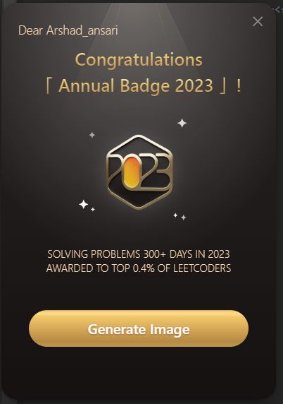Arshad Ansari on LinkedIn: #leetcode #codingmilestone #consistency # ... Arshad Ansari on LinkedIn: #leetcode #codingmilestone #consistency # ...