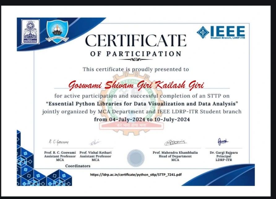 Shivam Goswami on LinkedIn: #python Shivam Goswami on LinkedIn: #python