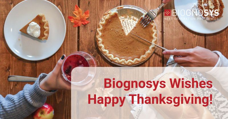 Biognosys on LinkedIn: #thanksgiving #proteomics Biognosys on LinkedIn: #thanksgiving #proteomics