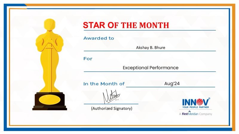 Akshay Bhure on LinkedIn: I am excited to announce that I have received ... Akshay Bhure on LinkedIn: I am excited to announce that I have received ...