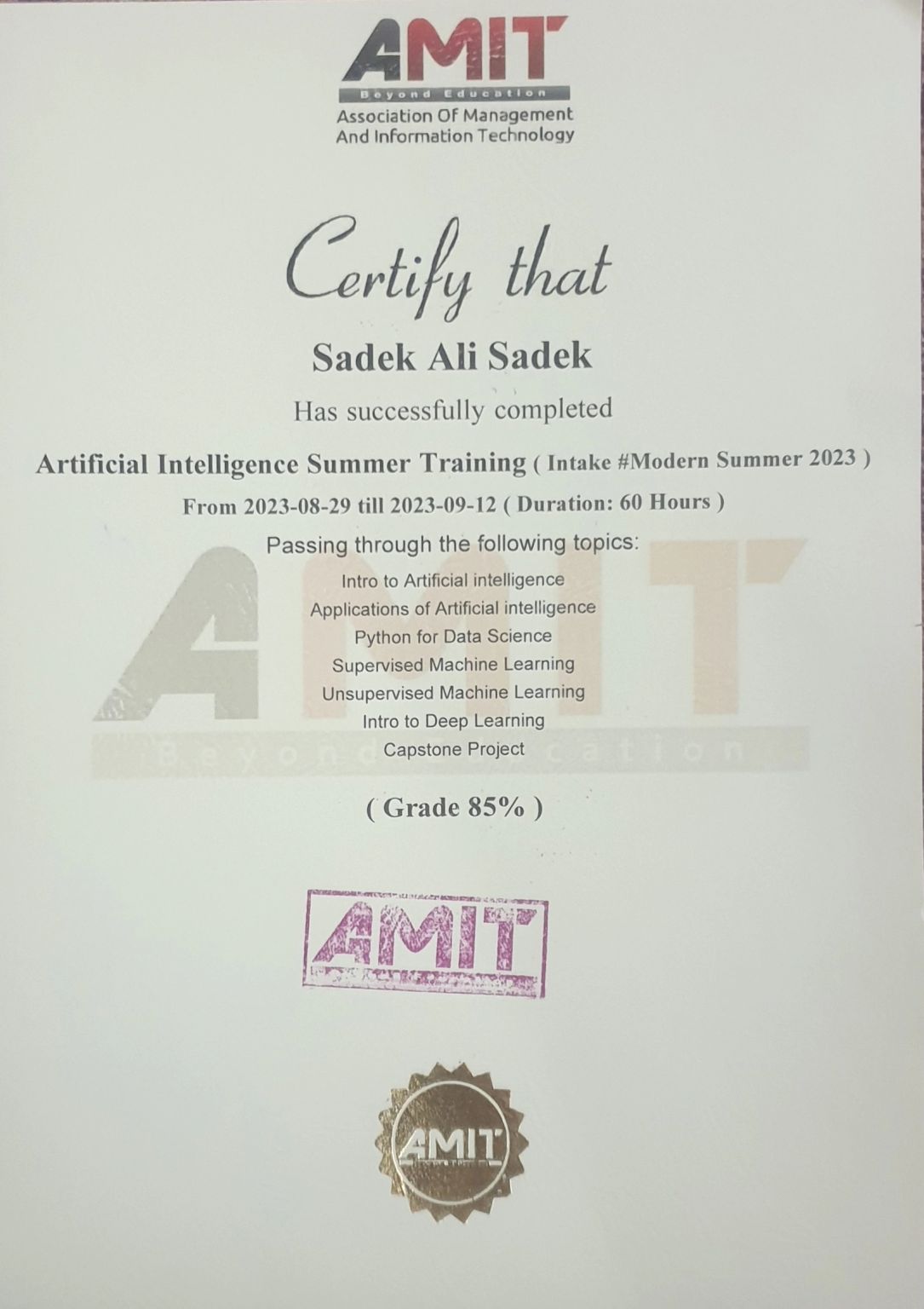 Sadek Ali on LinkedIn: #amit #amit #artificialintelligence #datascience ... Sadek Ali on LinkedIn: #amit #amit #artificialintelligence #datascience ...