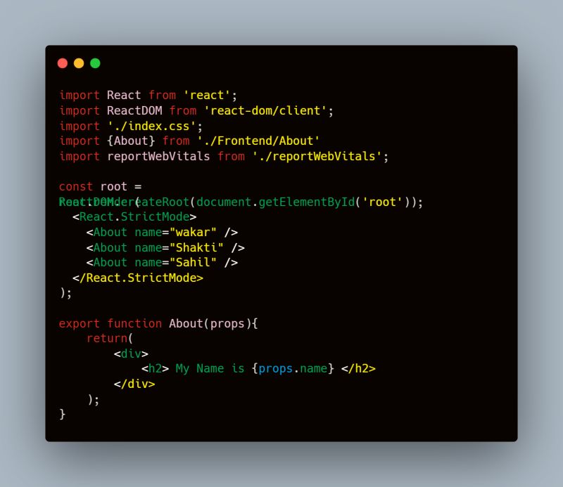 Wakar Mujtaba on LinkedIn: #react #props #react #javascript #frontend # ... Wakar Mujtaba on LinkedIn: #react #props #react #javascript #frontend # ...