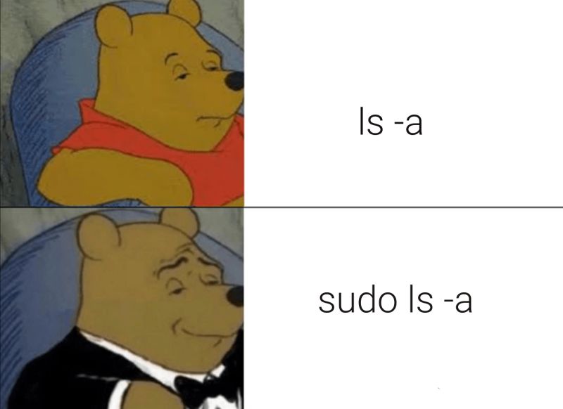Fluffy Rudy on LinkedIn: Linux users be like:- Fluffy Rudy on LinkedIn: Linux users be like:-