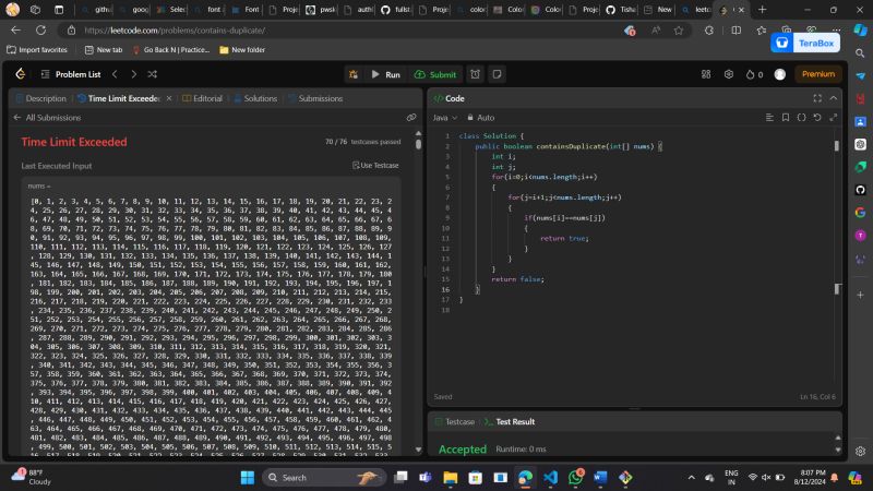 Tisha Gupta on LinkedIn: #coding #arrayproblems #optimization # ... Tisha Gupta on LinkedIn: #coding #arrayproblems #optimization # ...