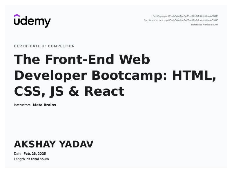 AKSHAY YADAV on LinkedIn: #webdevelopment #html #css #javascript #react ... AKSHAY YADAV on LinkedIn: #webdevelopment #html #css #javascript #react ...