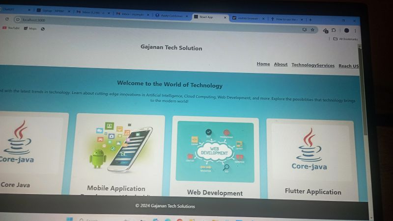 Gajanan Tech Solution on LinkedIn: website is under Development.. Gajanan Tech Solution on LinkedIn: website is under Development..