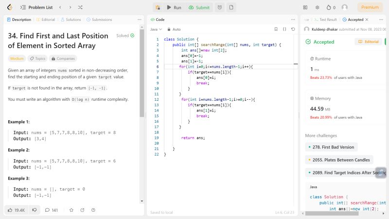 Kuldeep Dhakar on LinkedIn: #dsa #leetcode100daycodingchallenges # ... Kuldeep Dhakar on LinkedIn: #dsa #leetcode100daycodingchallenges # ...