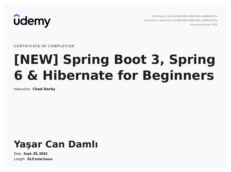 Yaşar Can Damlı on LinkedIn: #springboot #java #springframework # ... Yaşar Can Damlı on LinkedIn: #springboot #java #springframework # ...