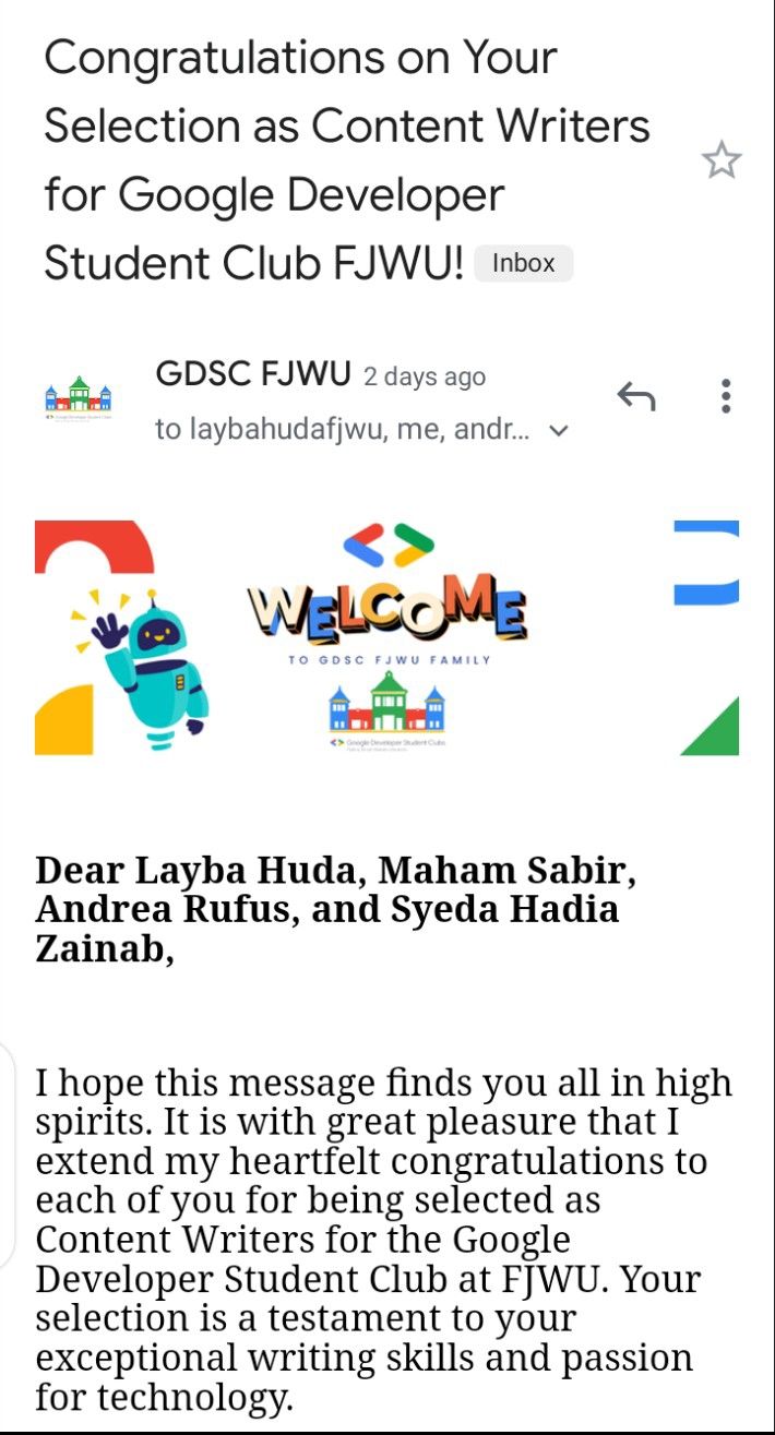 Maham Sabir on LinkedIn: Hello Folks!š I am overwhelmed to announce ... Maham Sabir on LinkedIn: Hello Folks!š I am overwhelmed to announce ...