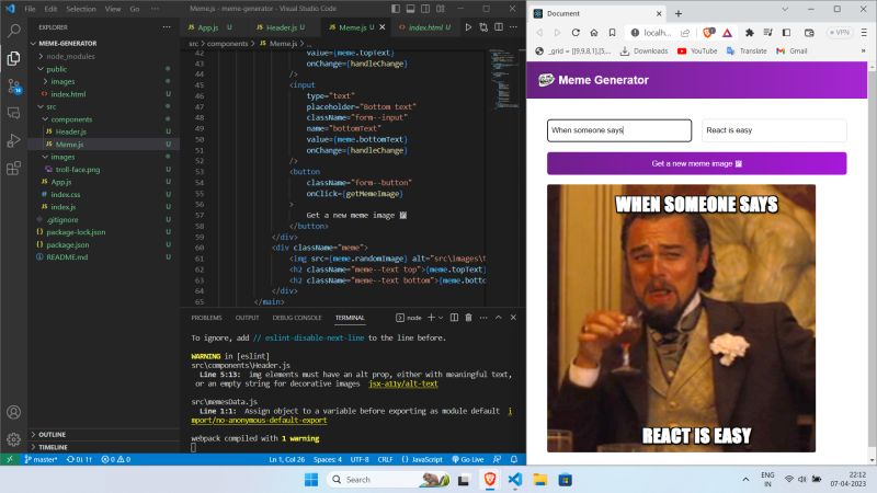 MOHD AREEB on LinkedIn: #reactjs #memegenerator #webdevelopment # ... MOHD AREEB on LinkedIn: #reactjs #memegenerator #webdevelopment # ...