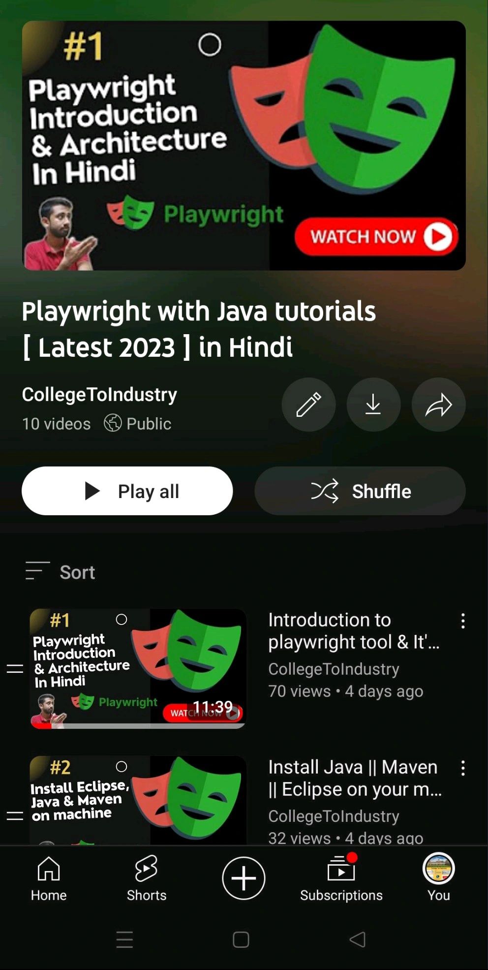 Playwright Java hindi tutorials : watch here⦠| Sumit Goyal Playwright Java hindi tutorials : watch here⦠| Sumit Goyal
