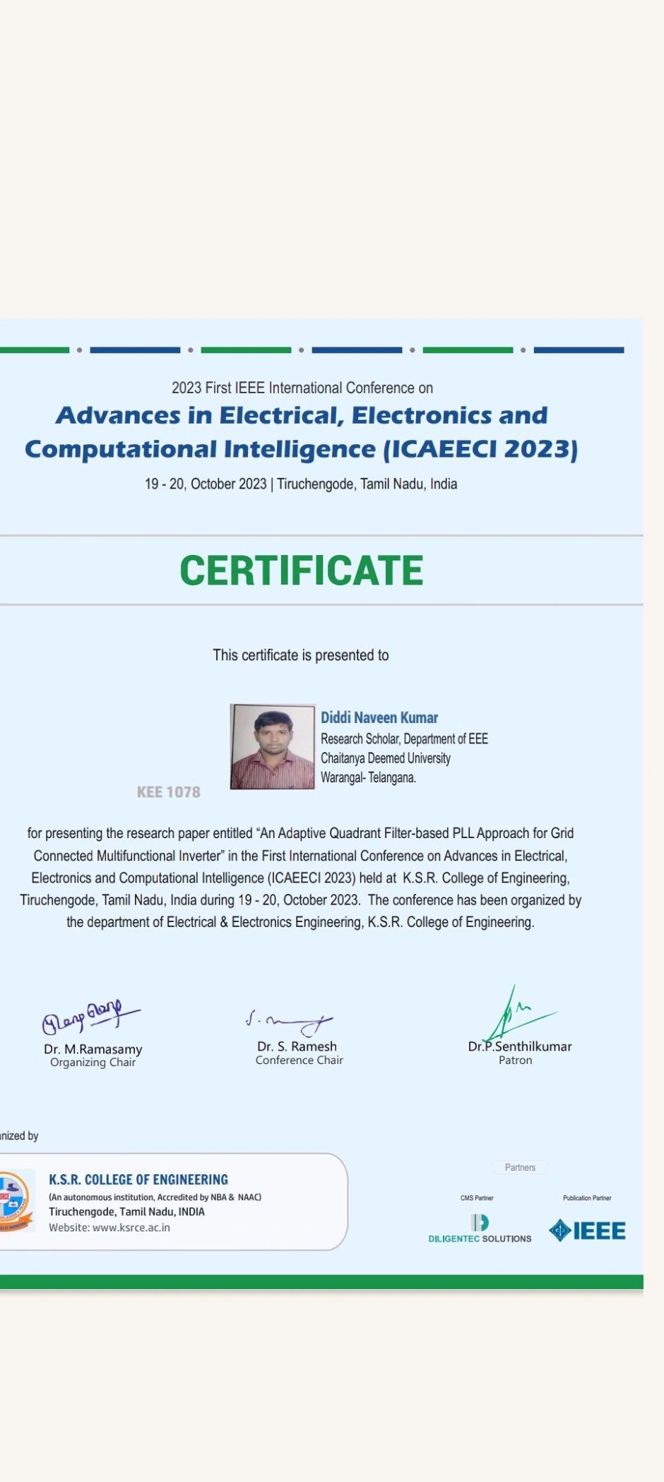 naveen diddi on LinkedIn: 1st paper of thesis (ph.d) has been published ... naveen diddi on LinkedIn: 1st paper of thesis (ph.d) has been published ...