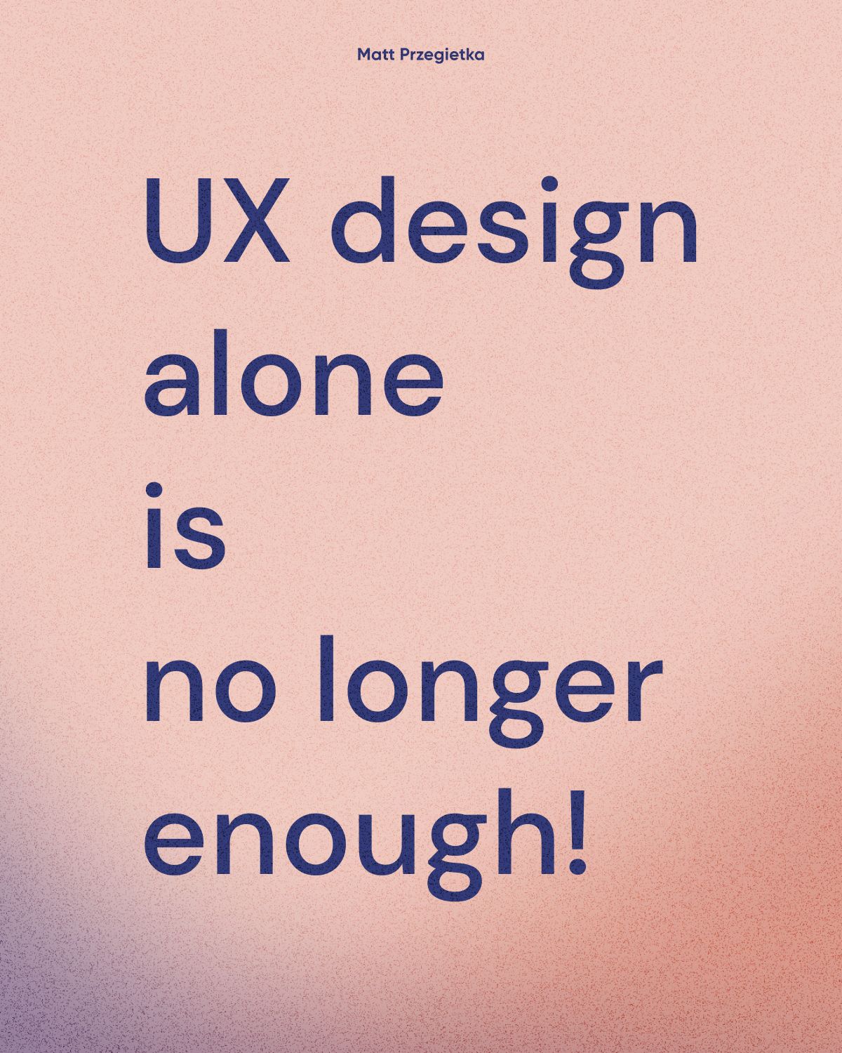 Most UX designers are currently unemployable. UX design alone is no ... Most UX designers are currently unemployable. UX design alone is no ...