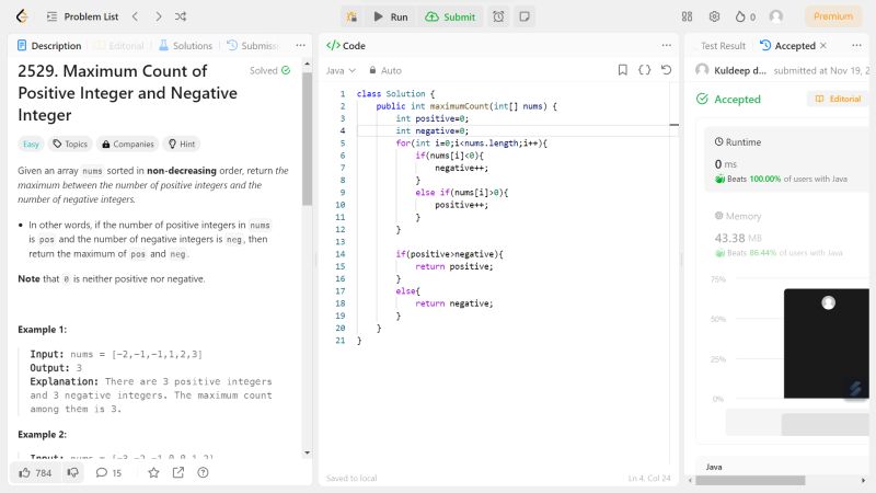 Kuldeep Dhakar on LinkedIn: #dsa #leetcode100daycodingchallenges # ... Kuldeep Dhakar on LinkedIn: #dsa #leetcode100daycodingchallenges # ...