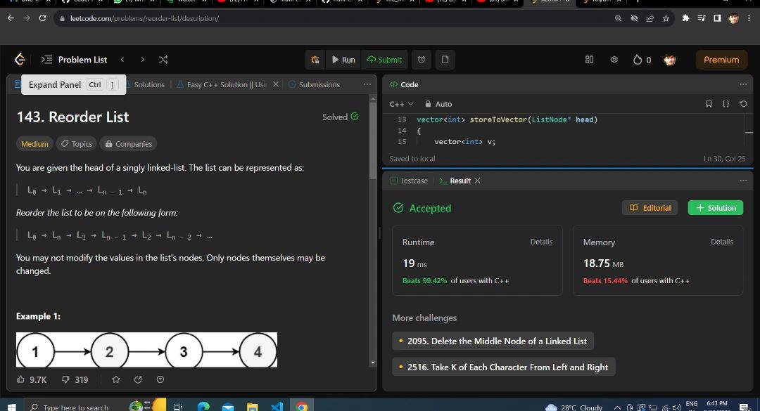 Saurabh Dev on LinkedIn: #leetcode #datastructures #algorithms # ... Saurabh Dev on LinkedIn: #leetcode #datastructures #algorithms # ...