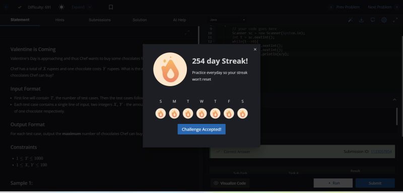 #codechef #codingstreak #100daysofcode #dsa #keepcoding #problemsolving ... #codechef #codingstreak #100daysofcode #dsa #keepcoding #problemsolving ...