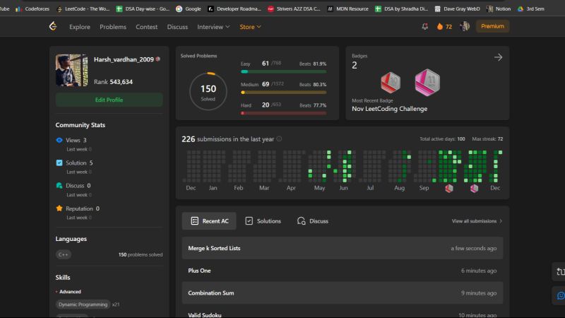 Harsh Vardhan on LinkedIn: #leetcode #codingjourney # ... Harsh Vardhan on LinkedIn: #leetcode #codingjourney # ...