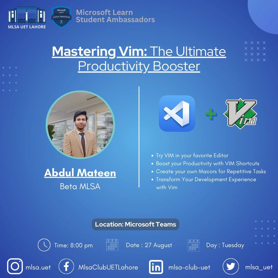 Microsoft Learn Student Ambassadors (MLSA) - UET Lahore on LinkedIn: 🎉 ... Microsoft Learn Student Ambassadors (MLSA) - UET Lahore on LinkedIn: 🎉 ...