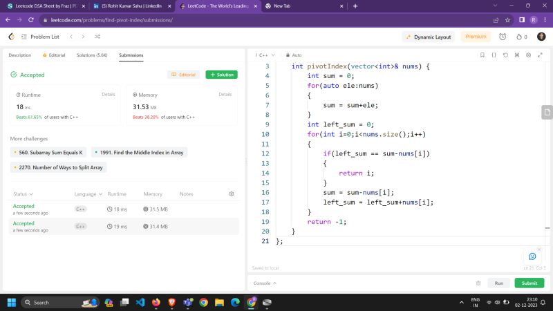 Rohit Kumar Sahu on LinkedIn: #100daysofcode #drgviswanathanchallenge ... Rohit Kumar Sahu on LinkedIn: #100daysofcode #drgviswanathanchallenge ...