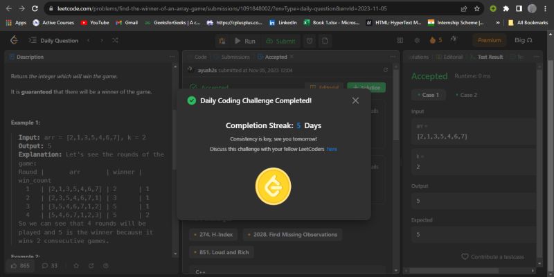 Ayush Srivastav on LinkedIn: #100daysofcodechallenge #leetcode # ... Ayush Srivastav on LinkedIn: #100daysofcodechallenge #leetcode # ...