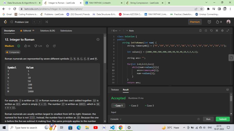 RAVI PATHAK on LinkedIn: #365daychallenge #leetcode2023 # ... RAVI PATHAK on LinkedIn: #365daychallenge #leetcode2023 # ...