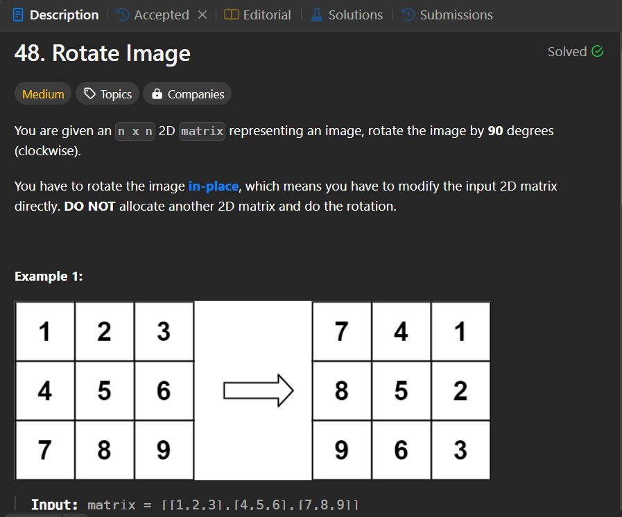 MANGALDIP DHUA on LinkedIn: #dsa #leetcode #matrixrotation # ... MANGALDIP DHUA on LinkedIn: #dsa #leetcode #matrixrotation # ...
