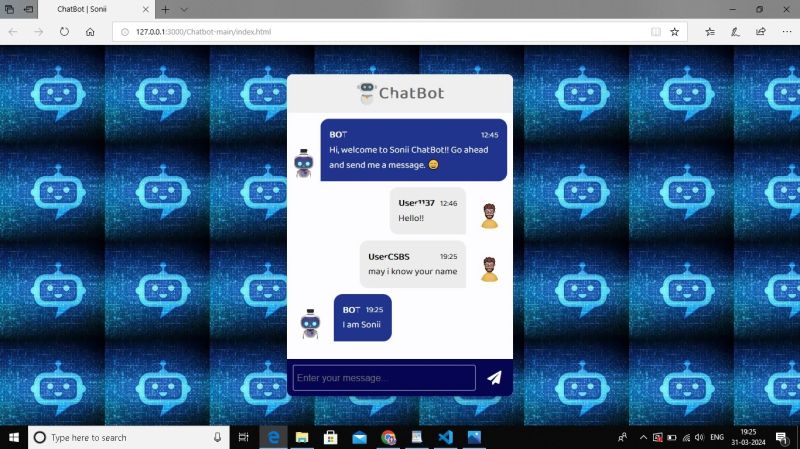 Sonika N on LinkedIn: #chatbot #html #css #javascript #innovation Sonika N on LinkedIn: #chatbot #html #css #javascript #innovation