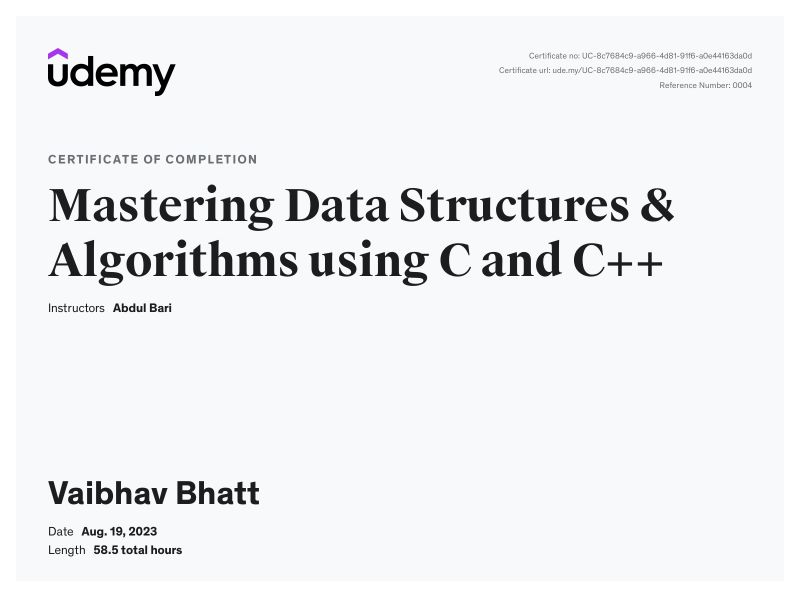 Vaibhav Bhatt on LinkedIn: #datastructures #algorithms #programming # ... Vaibhav Bhatt on LinkedIn: #datastructures #algorithms #programming # ...