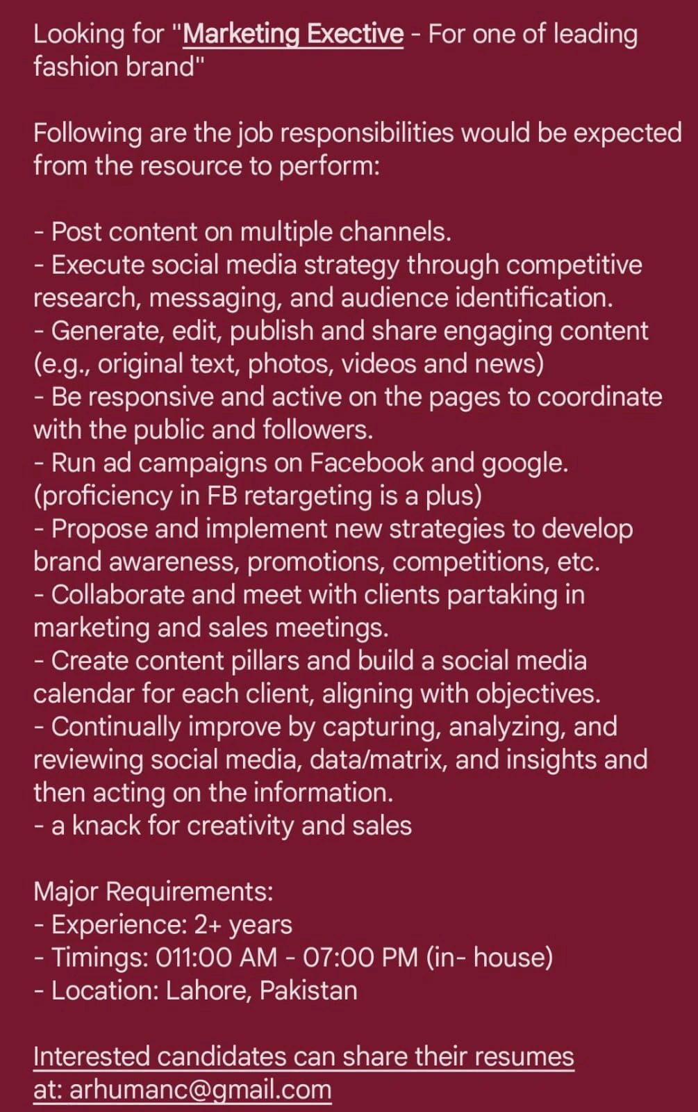 Muhammad Umair Israr Qureshi - CHRMP on LinkedIn: #copiedpost Muhammad Umair Israr Qureshi - CHRMP on LinkedIn: #copiedpost
