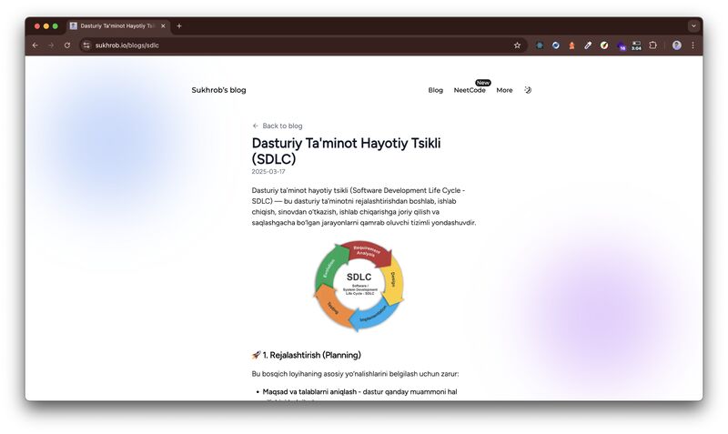 What is SDLC and why is it important? | Sukhrob Abdullaev posted on the ... What is SDLC and why is it important? | Sukhrob Abdullaev posted on the ...