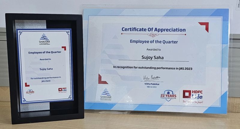 SUJOY SAHA on LinkedIn: #hdfclife SUJOY SAHA on LinkedIn: #hdfclife