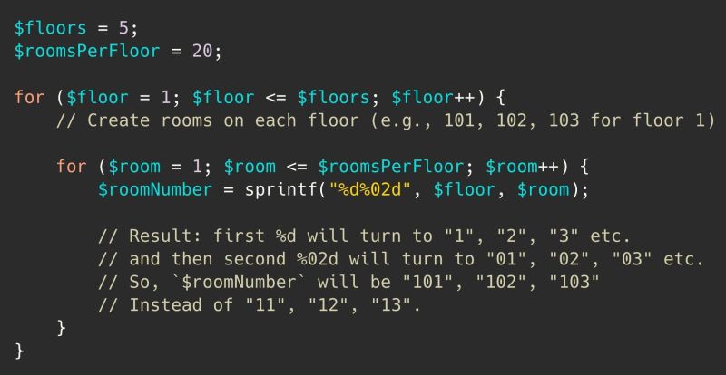 Halil Hodzic on LinkedIn: PHP tip. Use `sprintf()` if you want to ... Halil Hodzic on LinkedIn: PHP tip. Use `sprintf()` if you want to ...
