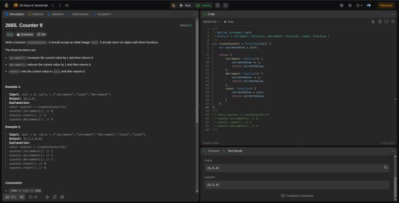 Created a counter function for JavaScript #30DaysOfJavaScriptChallenge ... Created a counter function for JavaScript #30DaysOfJavaScriptChallenge ...