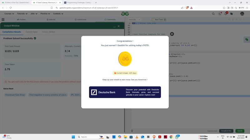Sujal Sharma on LinkedIn: #potd #geekstreak2024 #deutschebank #dsa Sujal Sharma on LinkedIn: #potd #geekstreak2024 #deutschebank #dsa