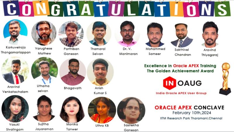 Karkuvelraja Thangamariappan on LinkedIn: #oracle #orclapex #oraclesql ... Karkuvelraja Thangamariappan on LinkedIn: #oracle #orclapex #oraclesql ...