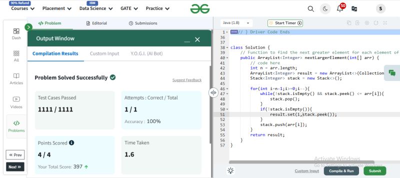 #datastructures #algorithms #stack #codinginterview #nextgreaterelement ... #datastructures #algorithms #stack #codinginterview #nextgreaterelement ...