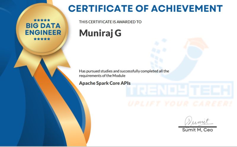 Muniraj G on LinkedIn: I'm excited to announce that I have recently ... Muniraj G on LinkedIn: I'm excited to announce that I have recently ...