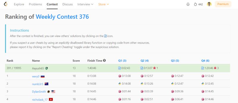 Aayush Gupta on LinkedIn: #consistency #dsa #leetcode #leetcodecontest ... Aayush Gupta on LinkedIn: #consistency #dsa #leetcode #leetcodecontest ...