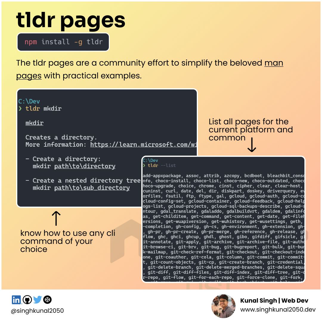 Kunal Singh on LinkedIn: Ever wish you could navigate UNIX Commands ... Kunal Singh on LinkedIn: Ever wish you could navigate UNIX Commands ...
