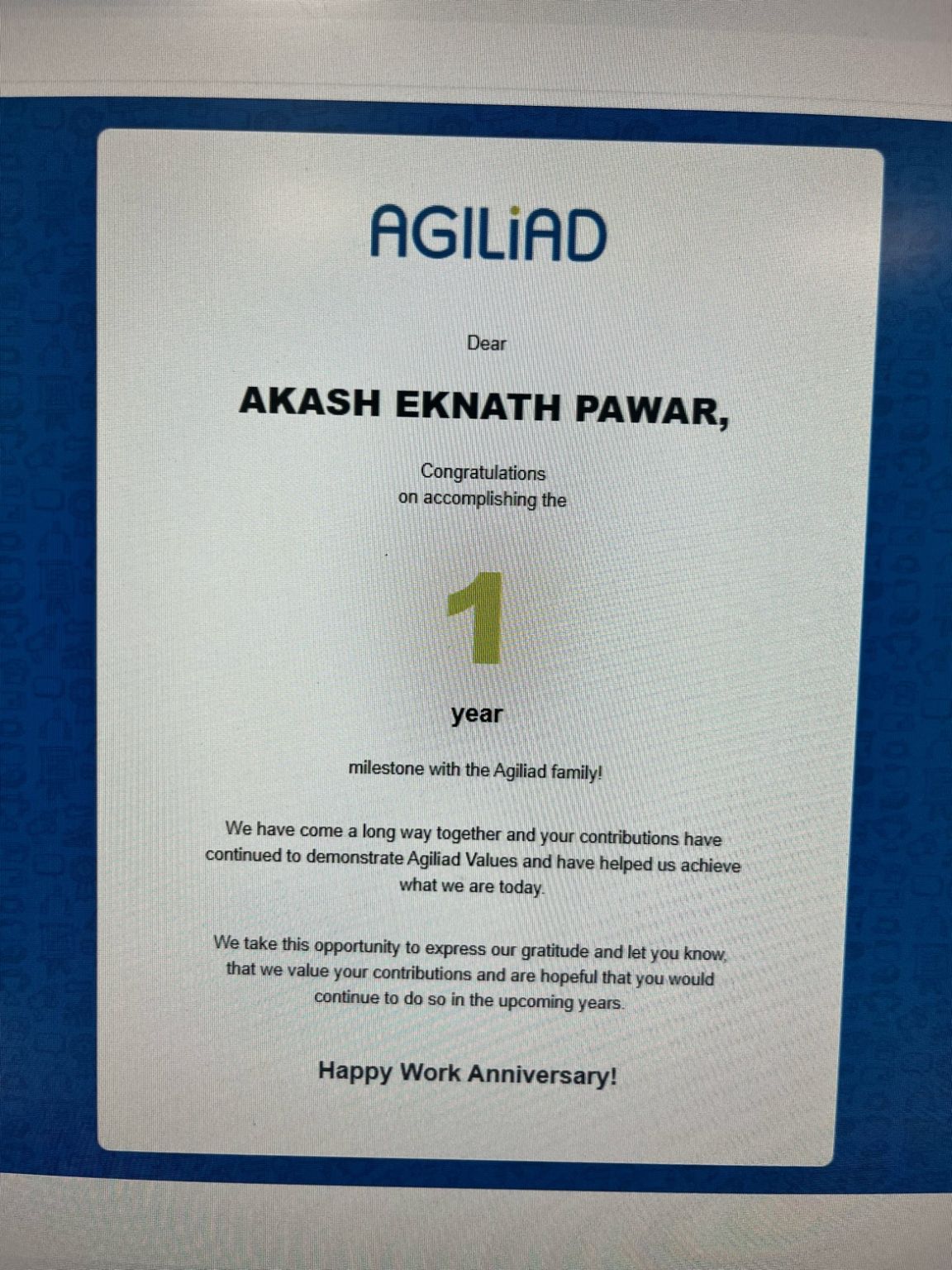 Akash Pawar posted on LinkedIn Akash Pawar posted on LinkedIn
