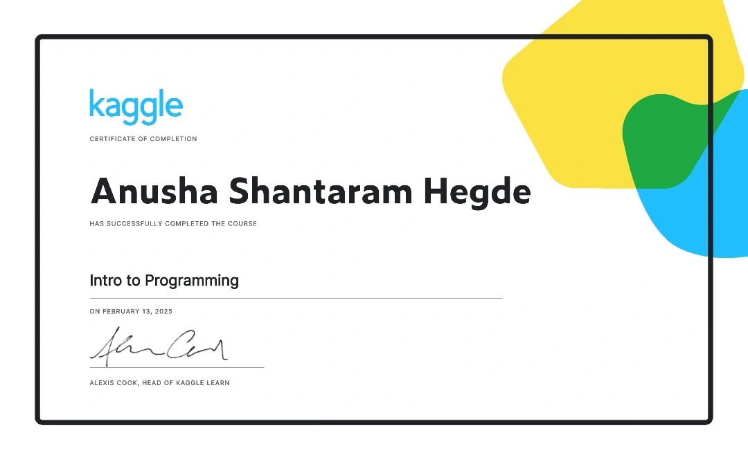 #python #programming #kaggle #machinelearning #datascience… | Anusha Hegde #python #programming #kaggle #machinelearning #datascience… | Anusha Hegde