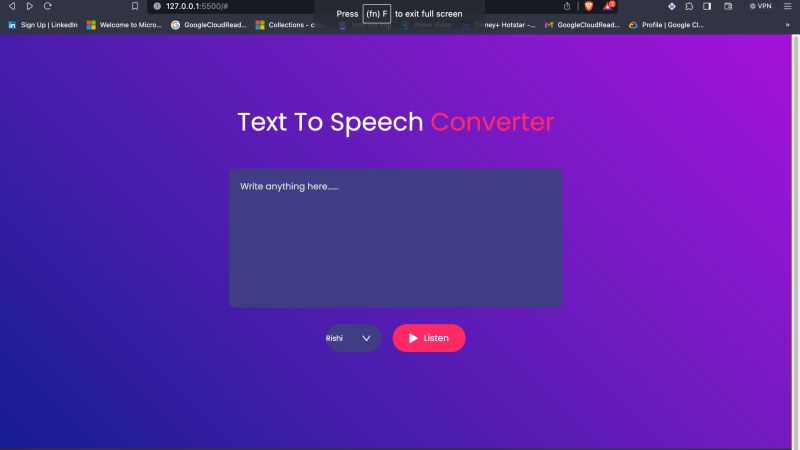 Mohit Deore on LinkedIn: Just launched my another new Text to Speech ... Mohit Deore on LinkedIn: Just launched my another new Text to Speech ...