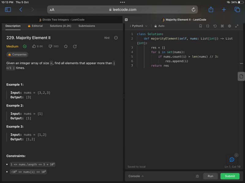 Syed Adnan Ali on LinkedIn: Day 2 of solving leetcode daily challenge I ... Syed Adnan Ali on LinkedIn: Day 2 of solving leetcode daily challenge I ...