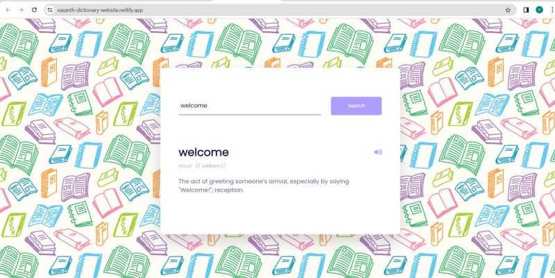 Designed and developed a dictionary website using HTML, CSS, and ... Designed and developed a dictionary website using HTML, CSS, and ...