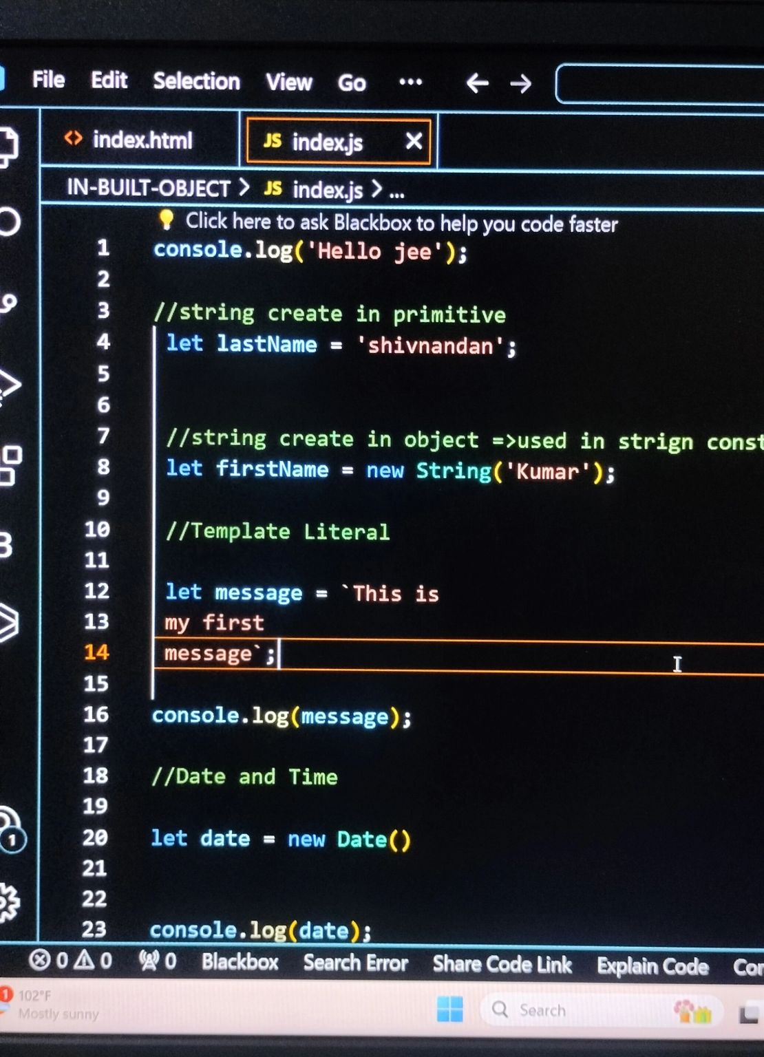 JavaScript: Built objects in JavaScript | Shiv Nandan kumar posted on ... JavaScript: Built objects in JavaScript | Shiv Nandan kumar posted on ...